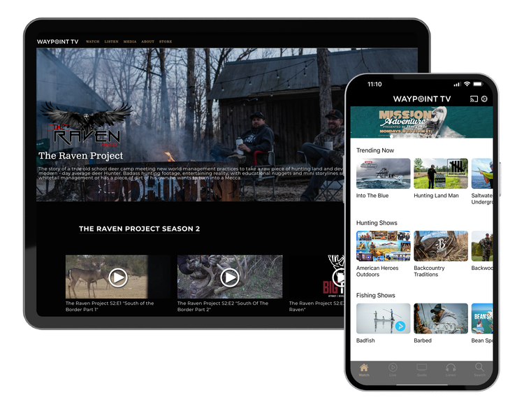 WAYPOINT TV: The destination for outdoor entertainment.