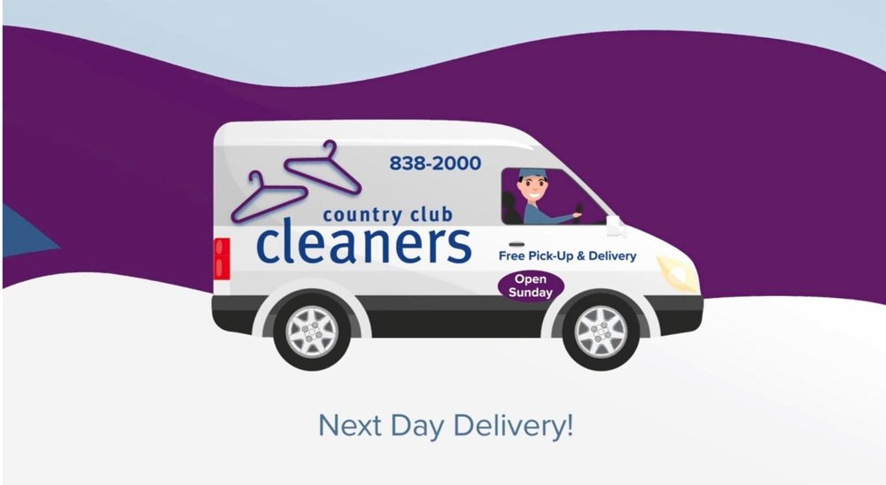 Country Club Cleaners- Pick up and Delivery Service