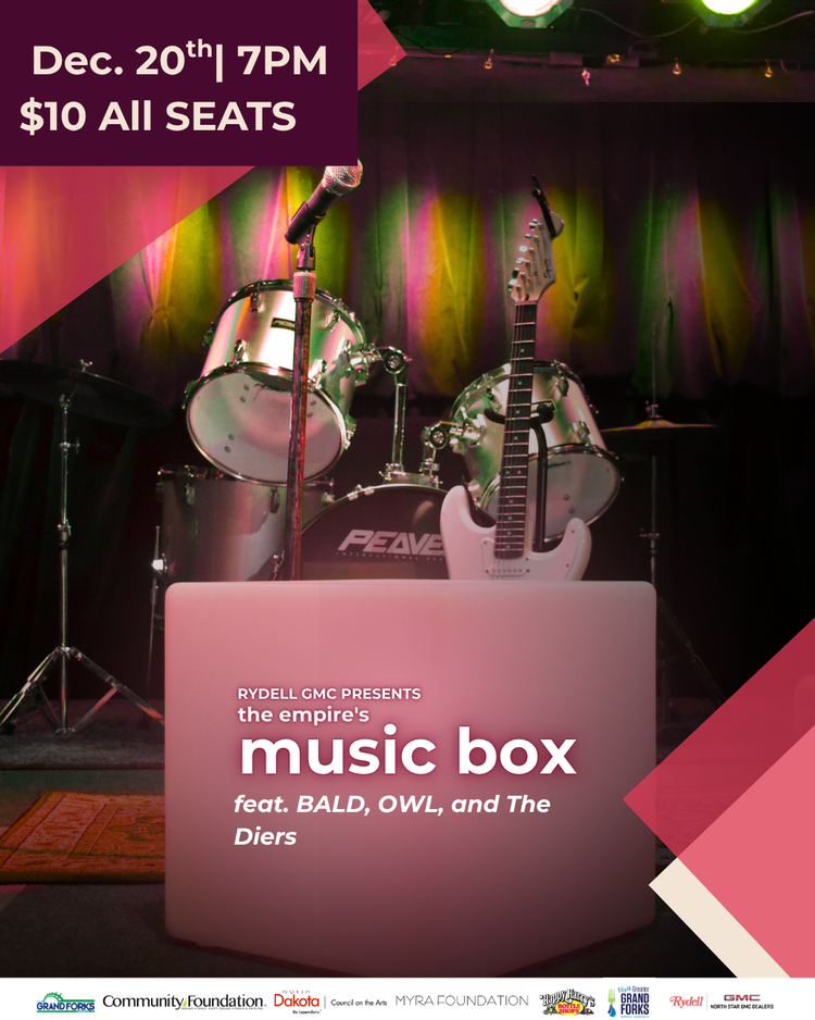 The Music Box feat. BALD, O.W.L. and The Diers — Empire Arts Center