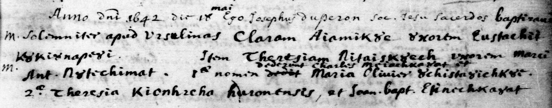 Martin Prévost and Marie Sylvestre Ouchistaouichkoue (or ȢchistaȢichkȢe ...