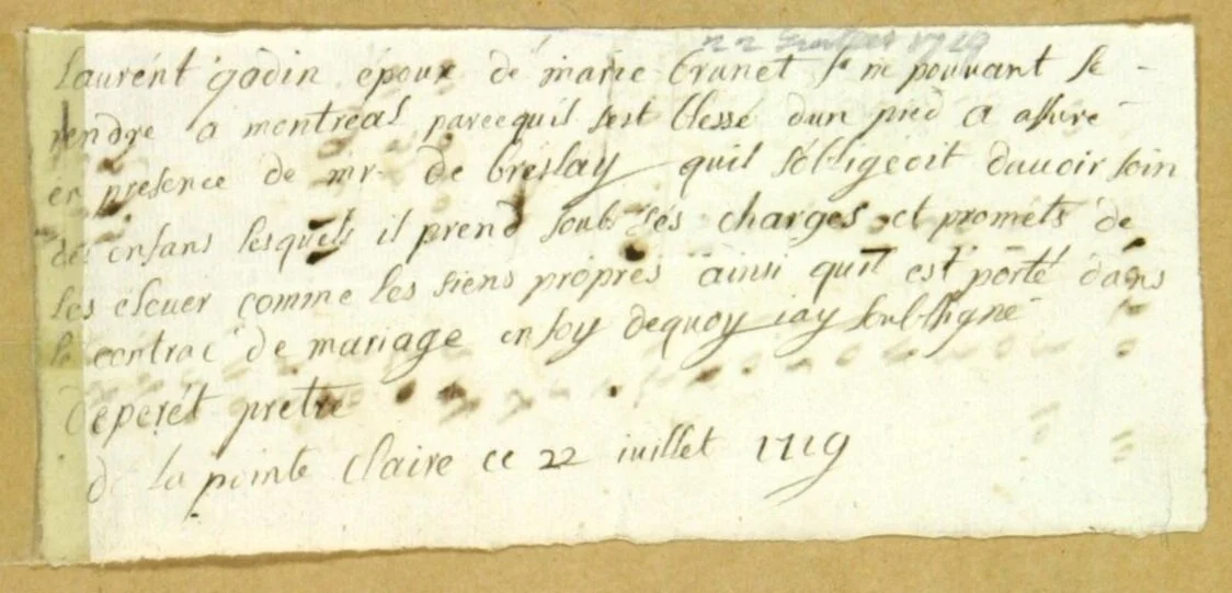 Biography of Antoine Pilon and Marie Anne Brunet — The French-Canadian ...