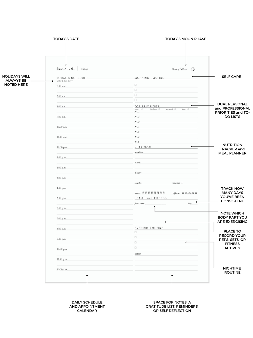 How to Make the Most of The Astral Planner Daily Pages — The Astral Planner
