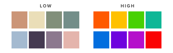 Low Contrast Colors