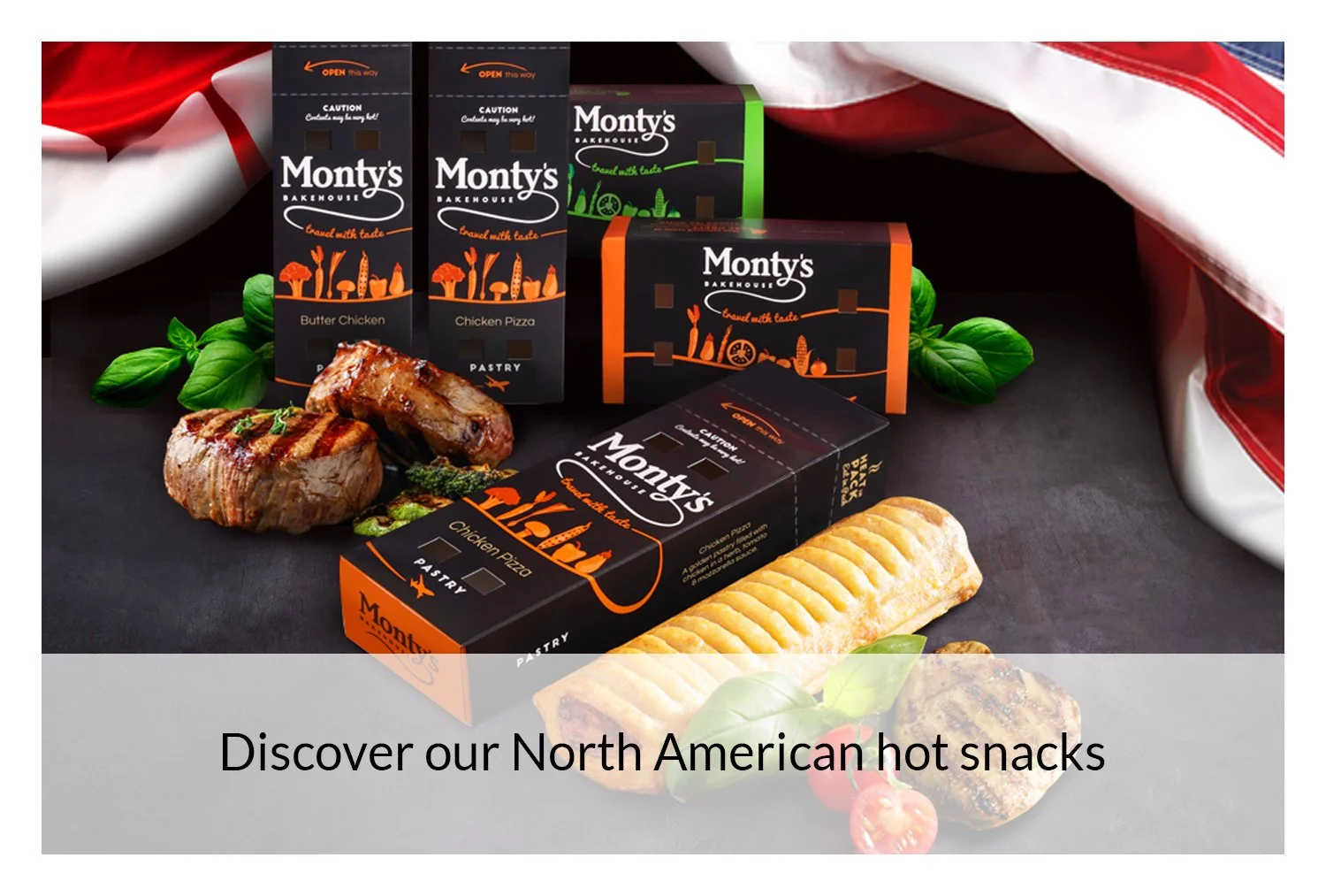 Food to go solutions & handheld snacks - Monty's Bakehouse