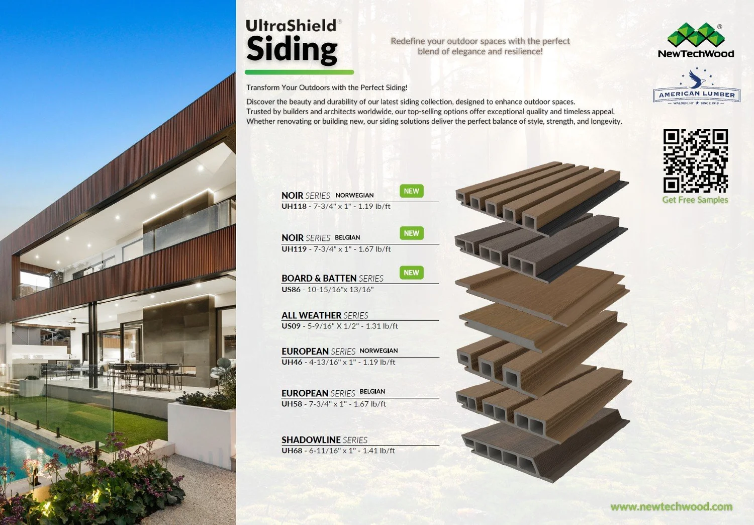 NewTechWood® Siding | AMERICAN LUMBER