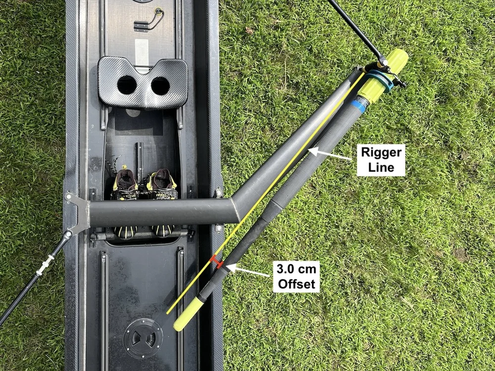 How to Position an Oar to Reach a Catch Angle Set From the Oarlock Pin