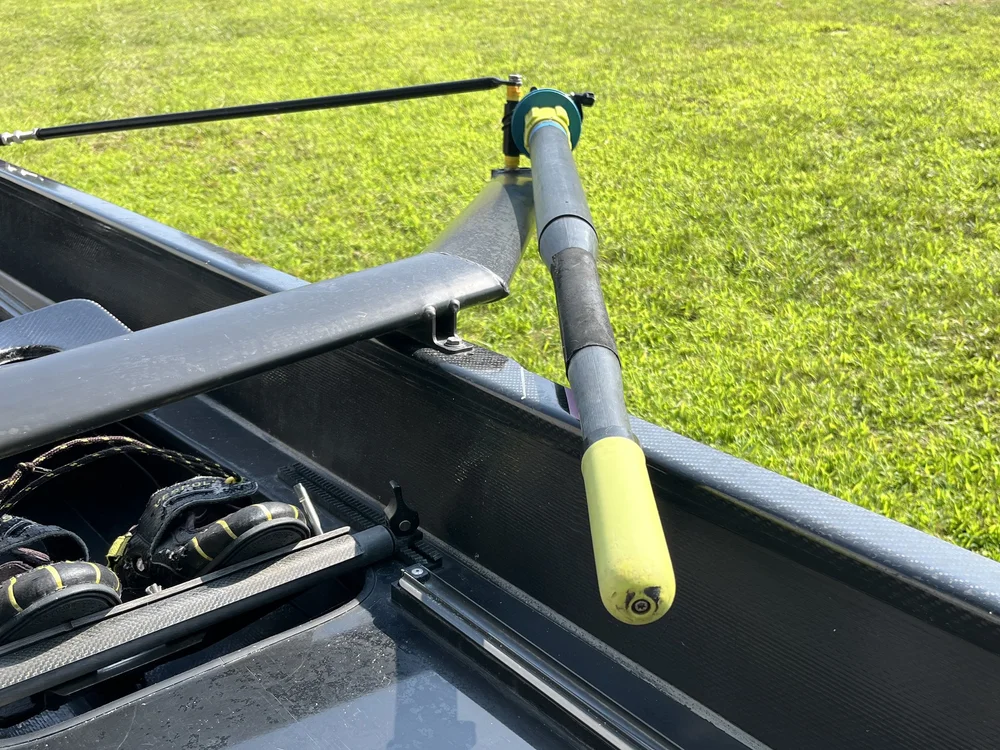 How to Position an Oar to Reach a Catch Angle Set From the Oarlock Pin