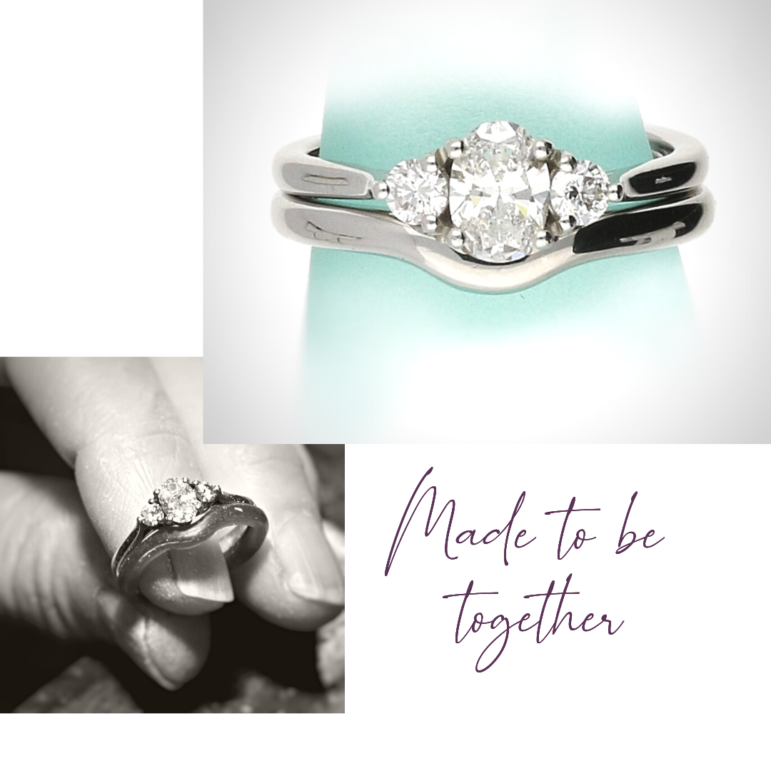 Bespoke Wedding and commitment rings beutifuly designed and made ...