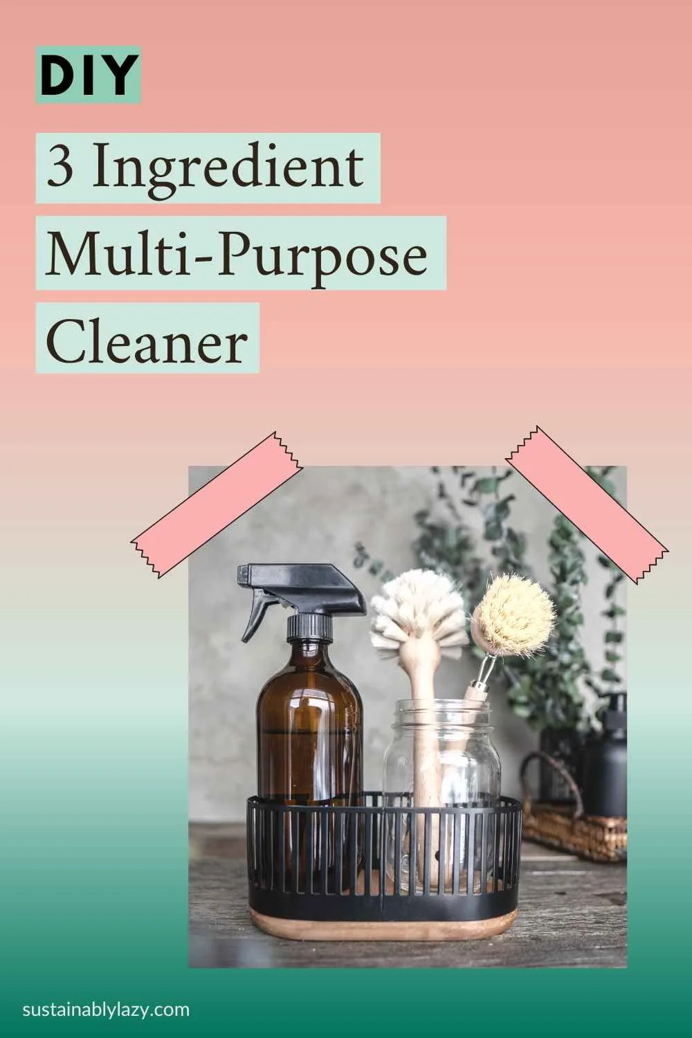 3 Ingredient Kitchen Cleaner That Works In Hard Water (DIY Without ...