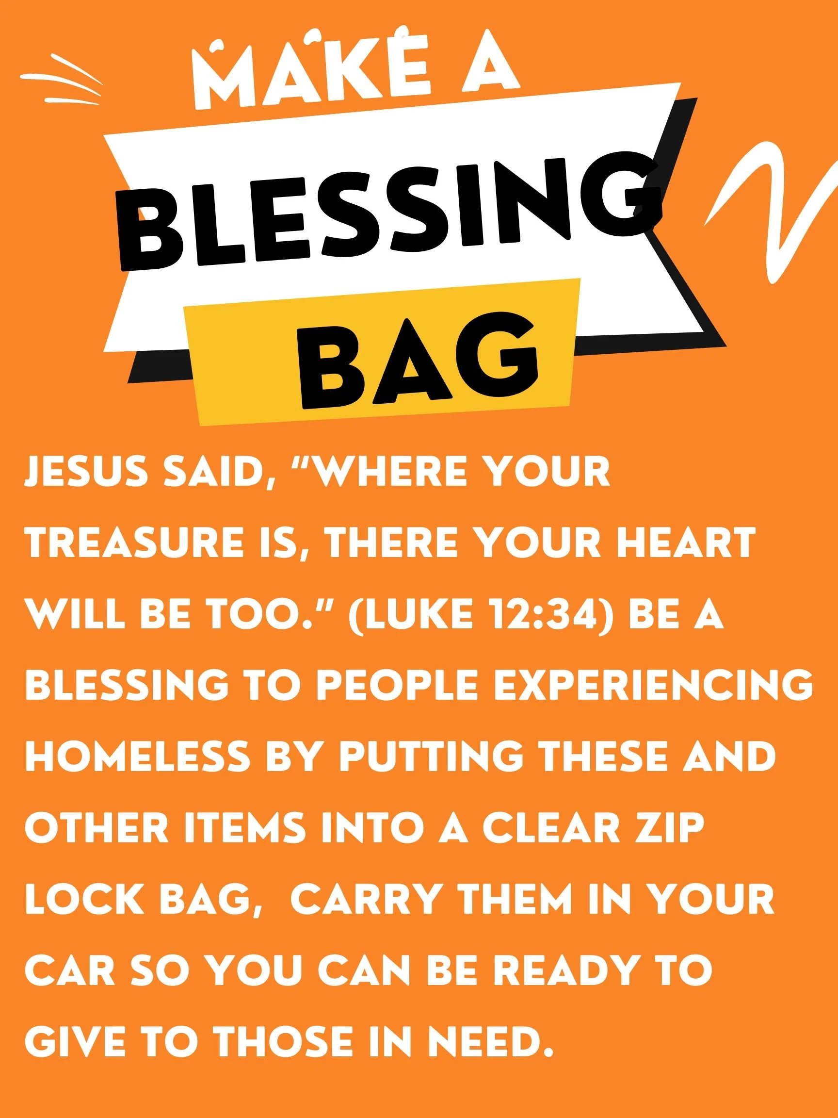 Blessings Bags — Marben Bland.com