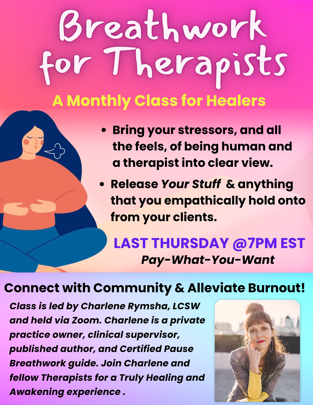 Breathwork for Therapists Class — Burnout Recovery System | Everyday ...