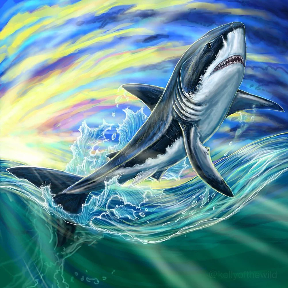 Cool Shark Painting