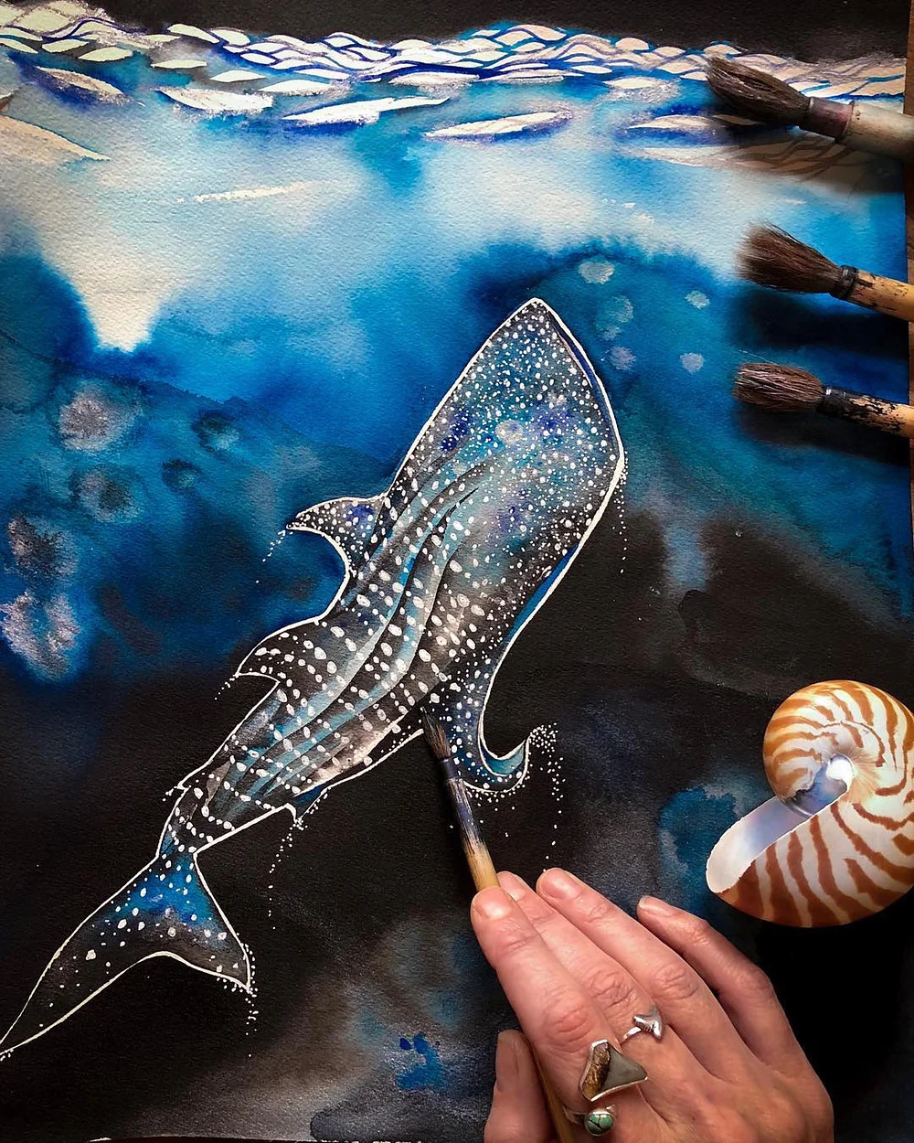 7 Ocean Artists Turning Sharks into Art — The Marine Diaries