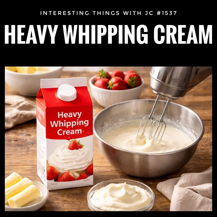 1537: "Heavy Whipping Cream” — JC