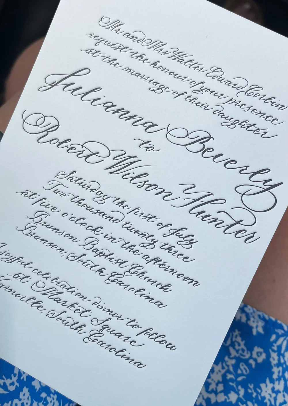 Eden and Ev Calligraphy