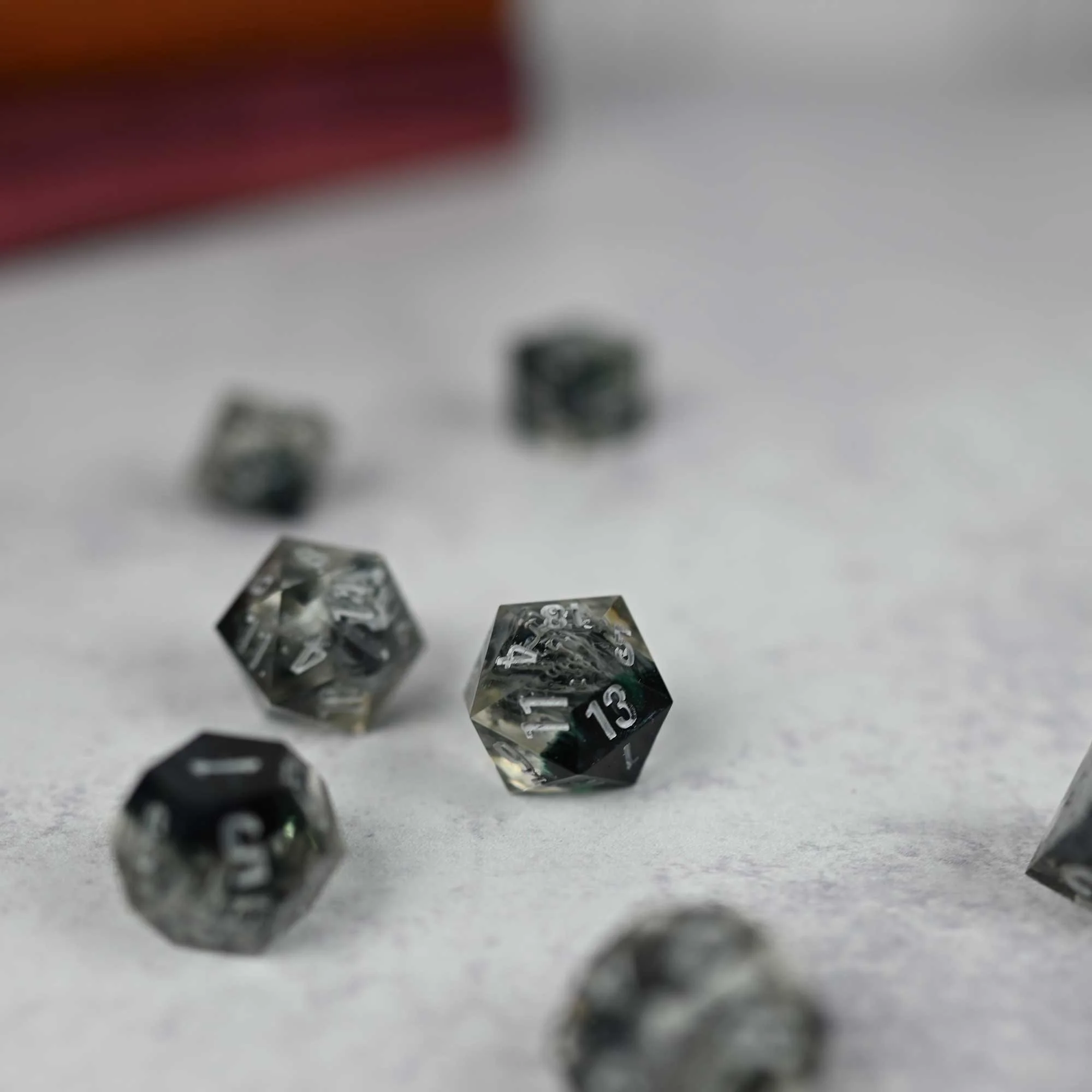 Lava Dice Set — Lathe and Quill