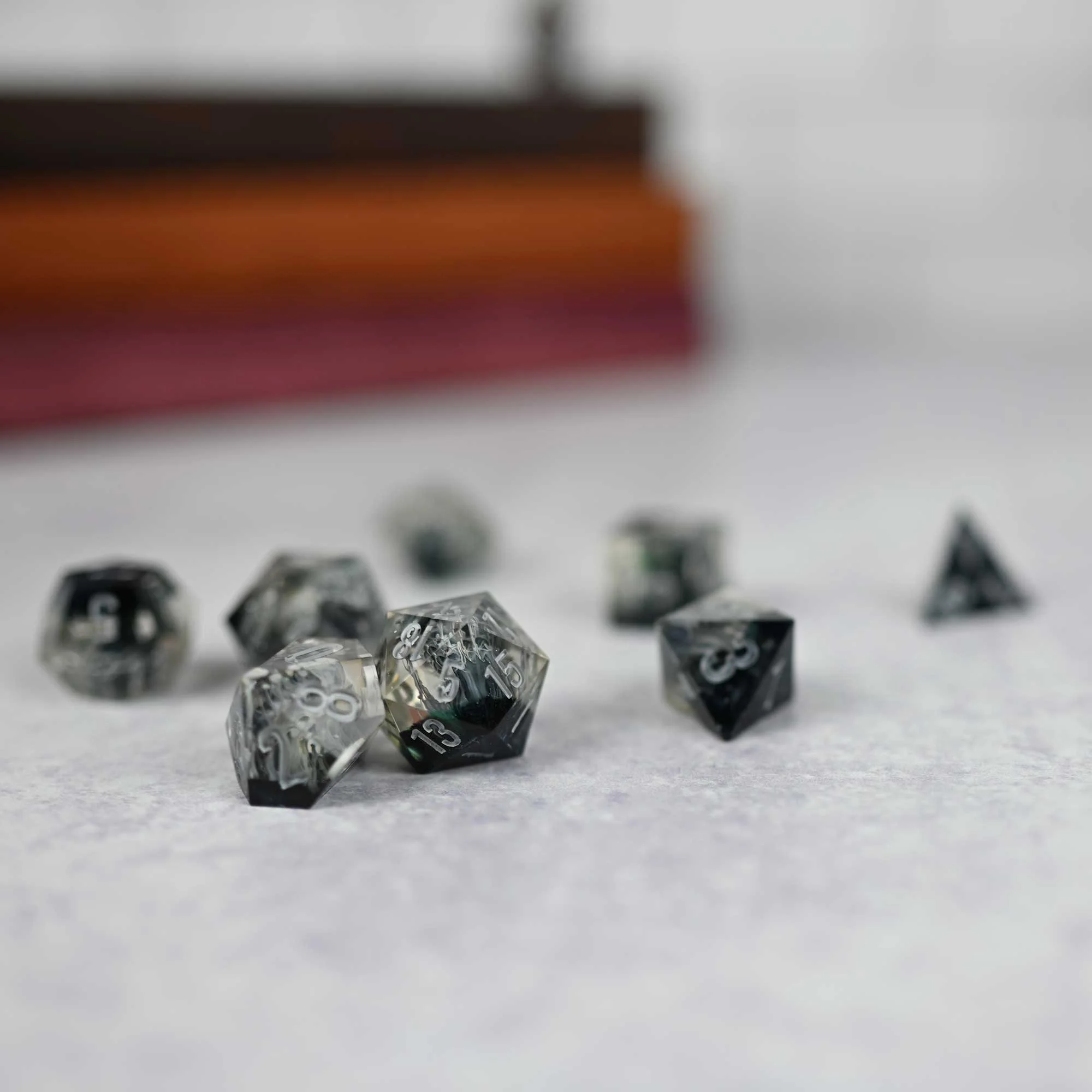 Lava Dice Set — Lathe and Quill