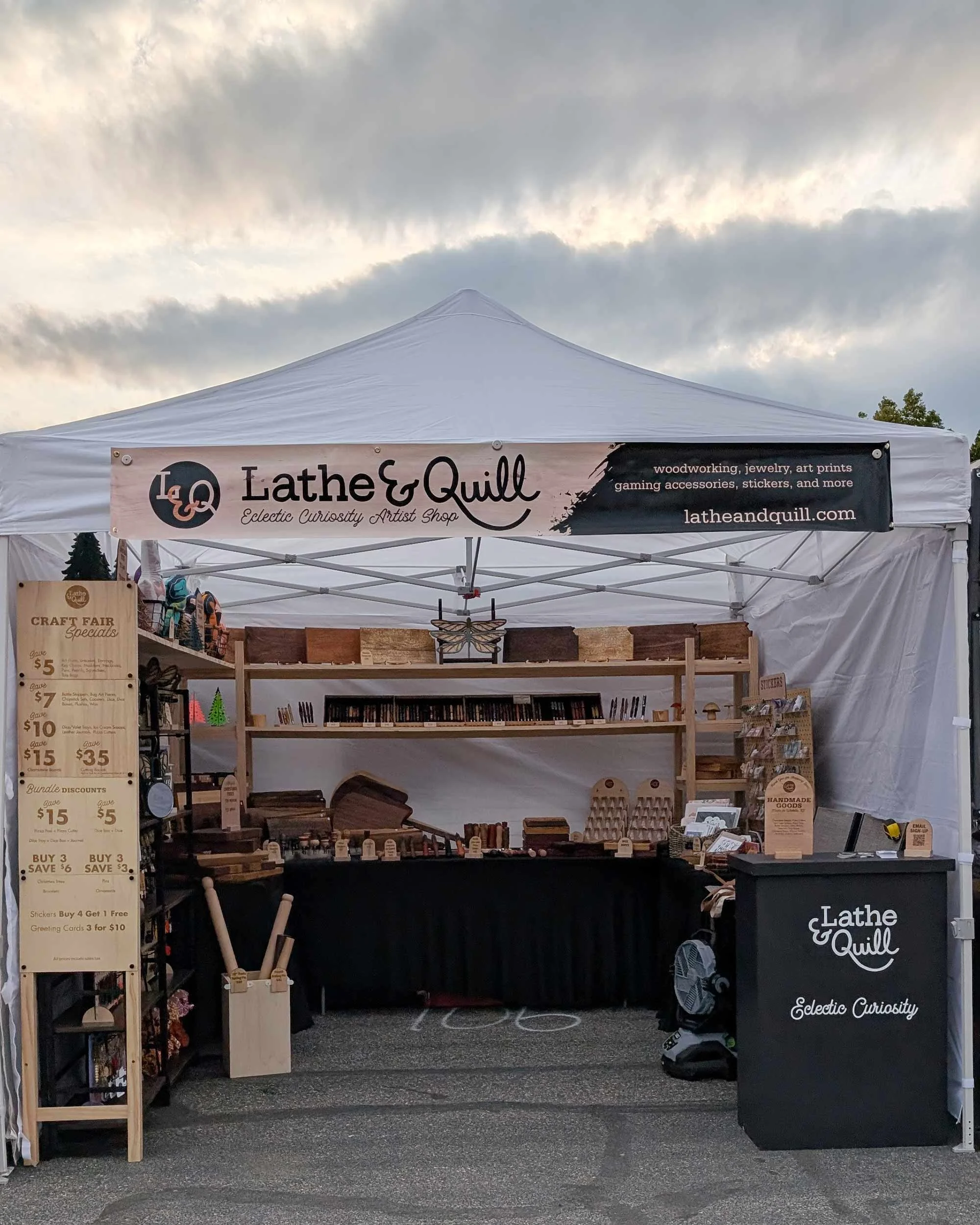 2025 Craft Fair Season — Lathe and Quill