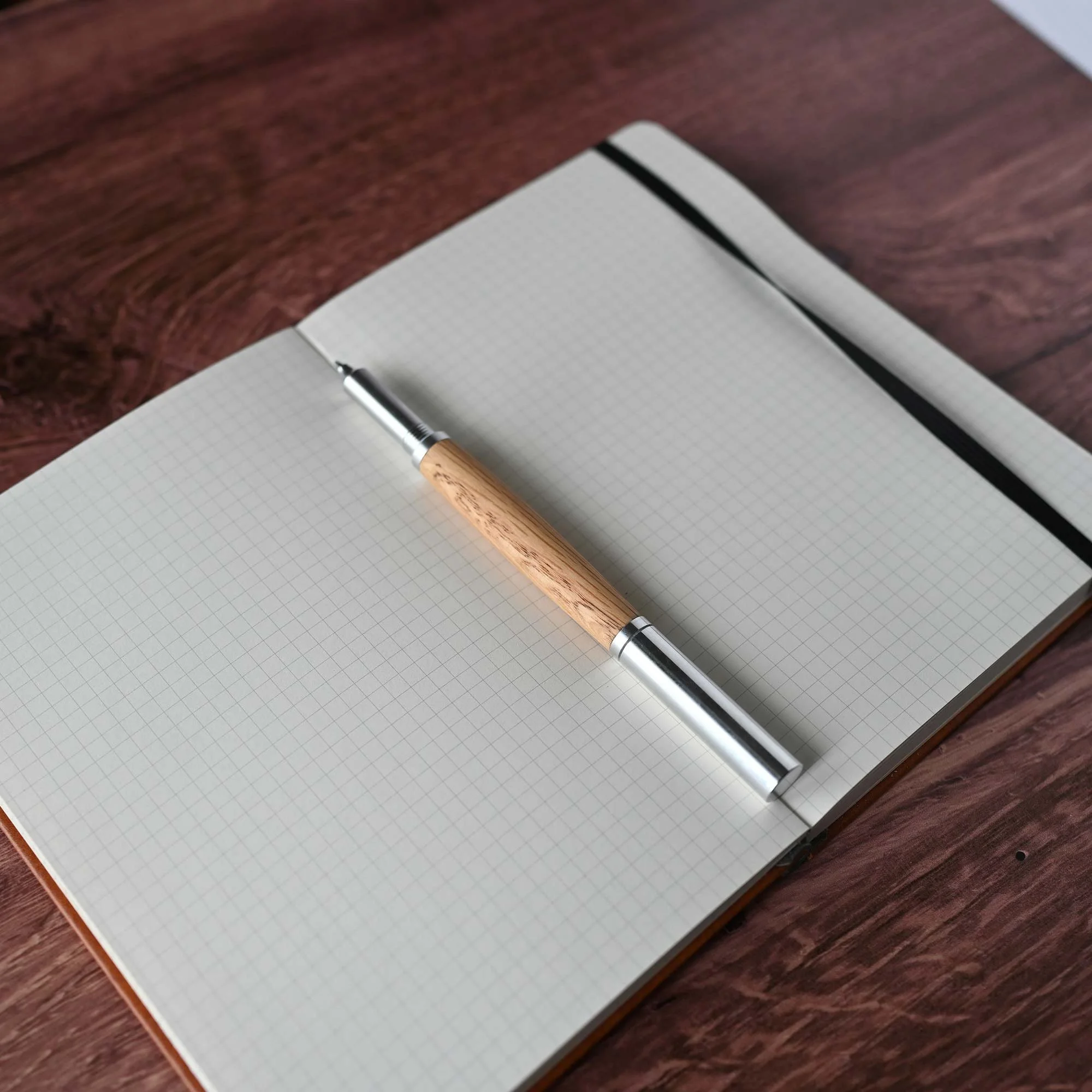 Raw Metal Rollerball Pen — Lathe and Quill