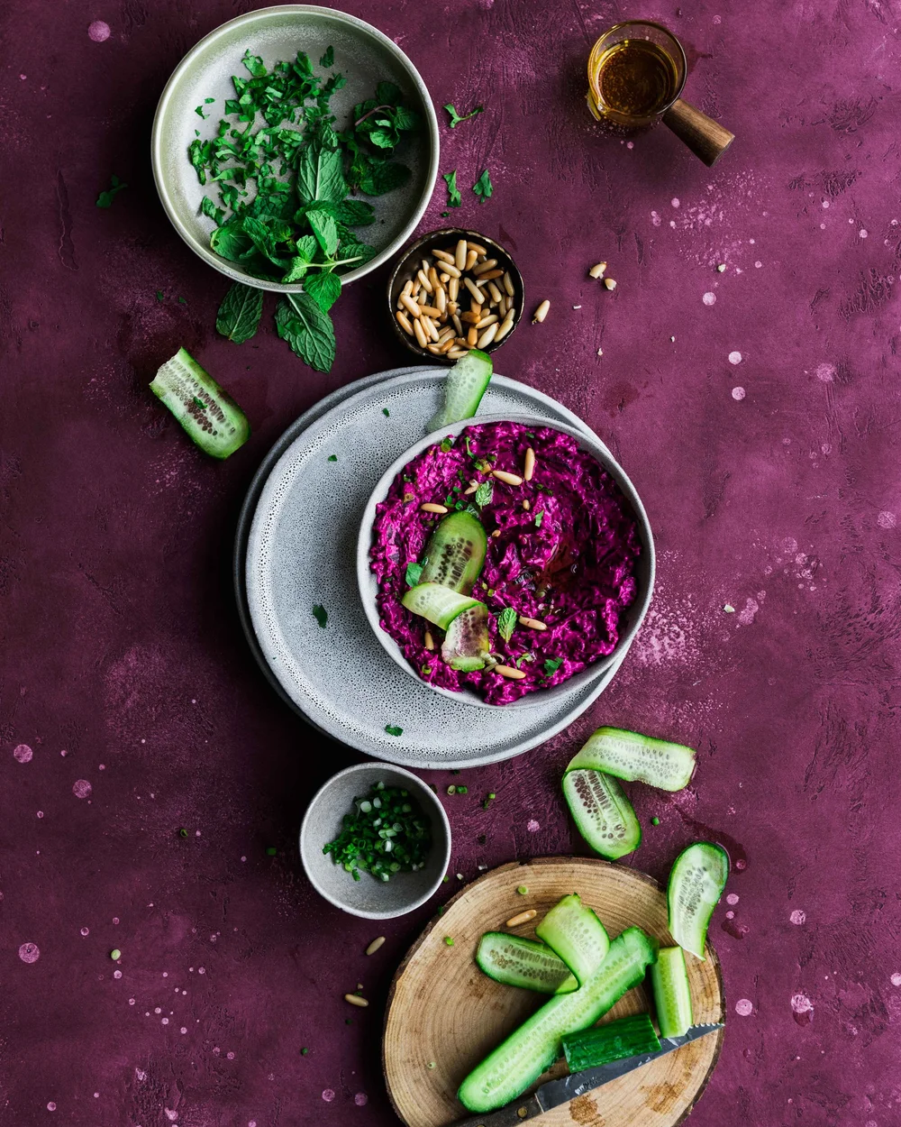 Beet Mutabal (Roasted Beet Dip) — Omayah Cooks