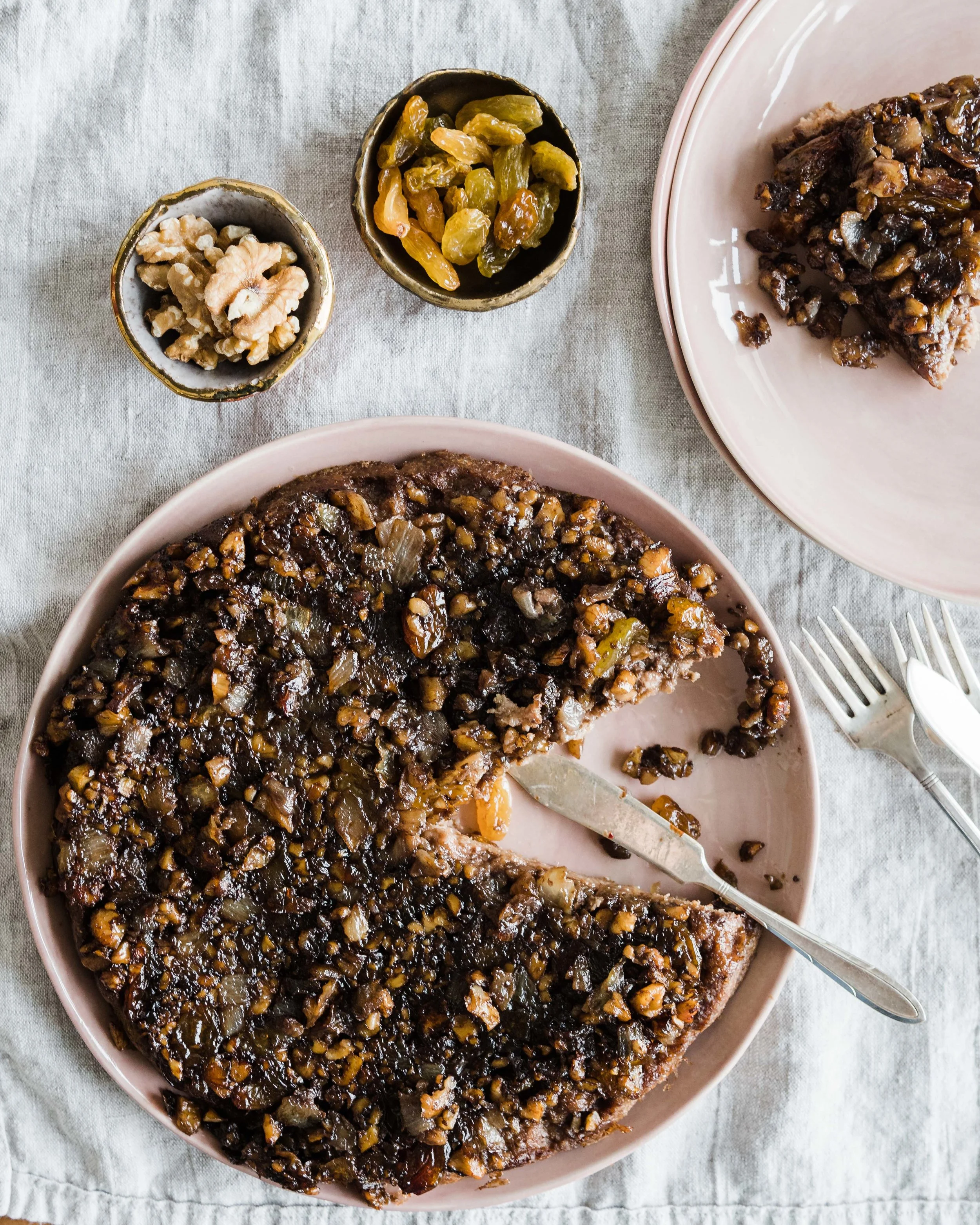 Kibbeh Bizeit (Kibbeh Topped with Tangy Raisins, Walnuts and ...