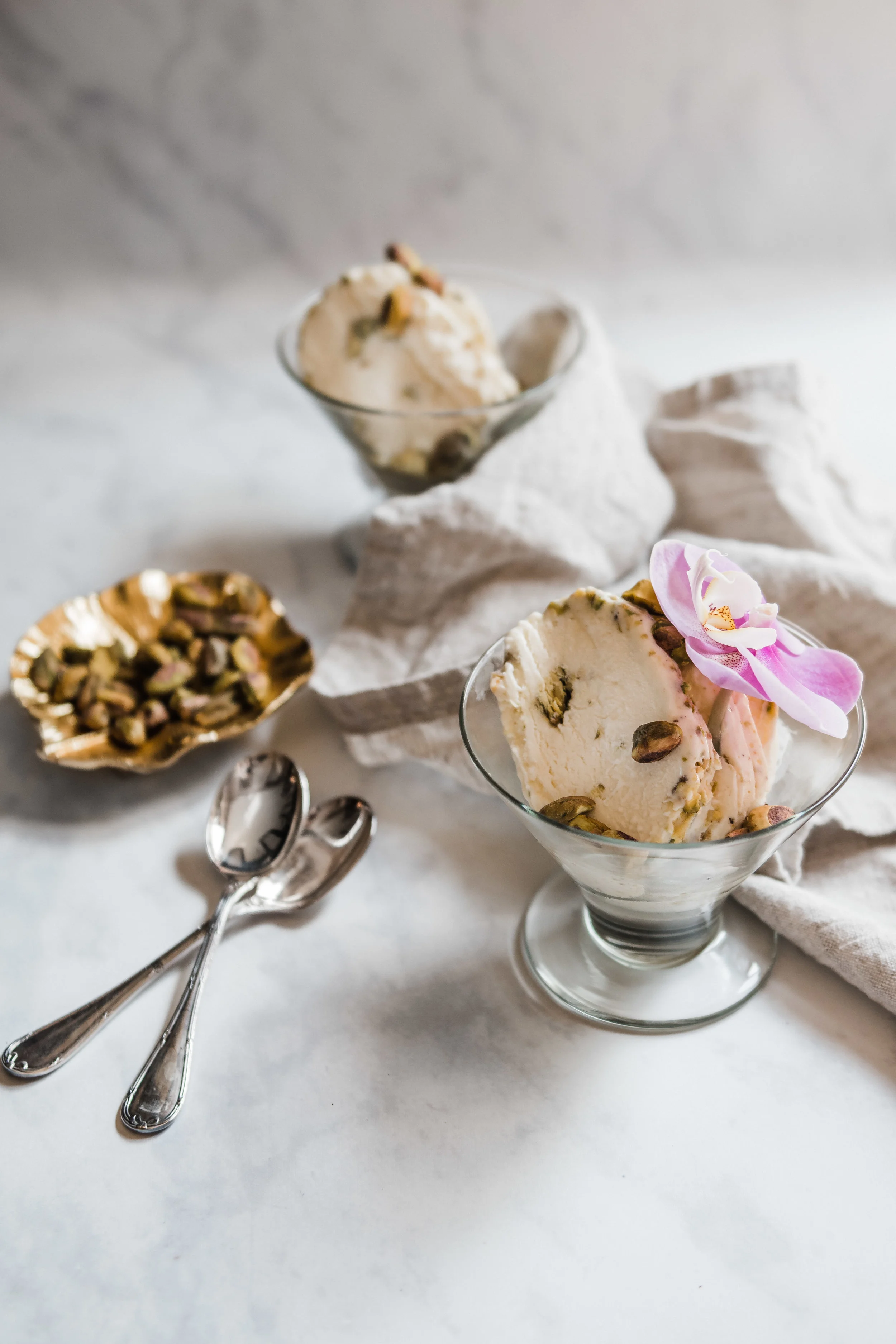 Syrian Mastic Ice Cream with Pistachios (Bekdash Copycat) — Omayah ...