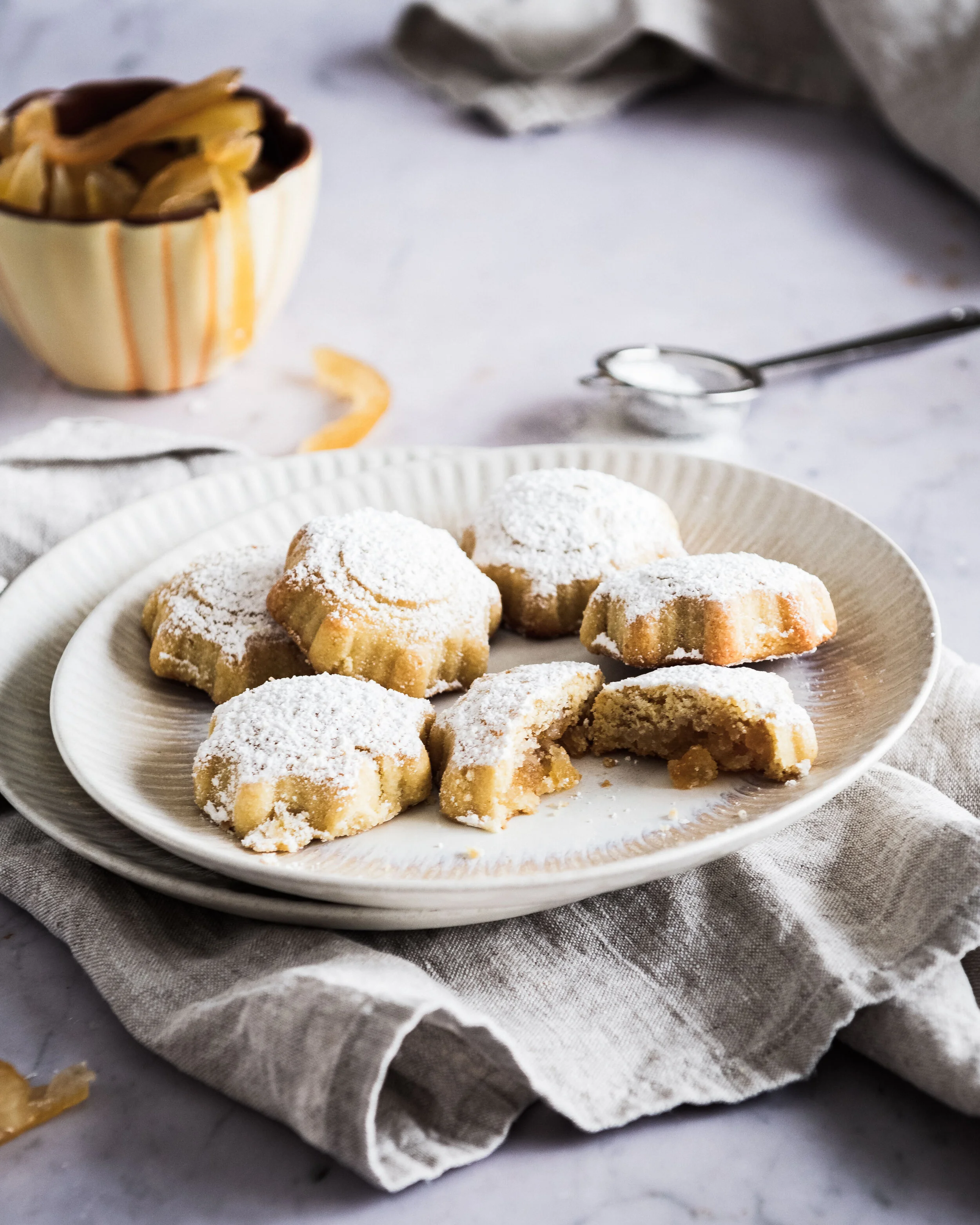 Semolina Ma'amoul Filled with Candied Orange Peel — Omayah Cooks ...
