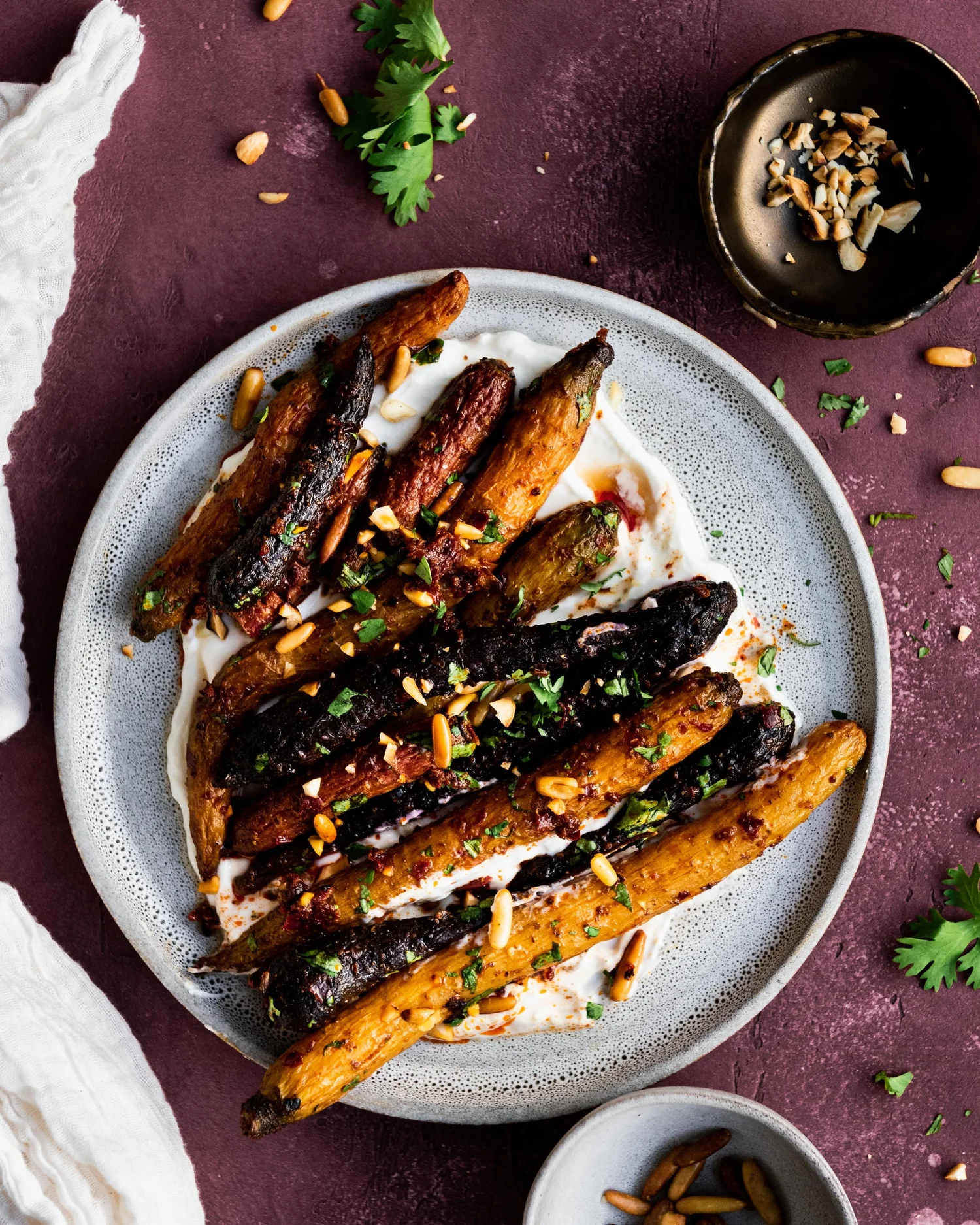 Roasted Carrots with Aleppo Pepper and Labneh — Omayah Cooks