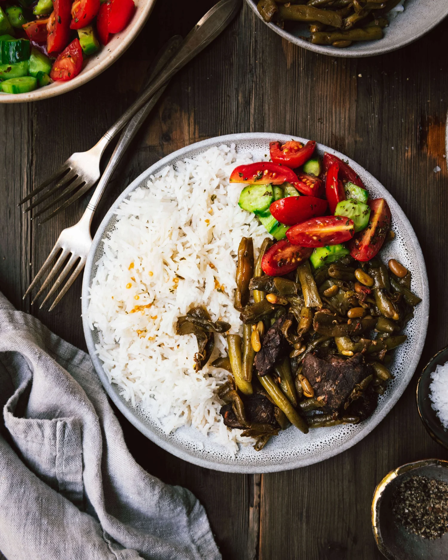 Fasolia (Syrian Green Beans with Beef and Tomato) — Omayah Cooks