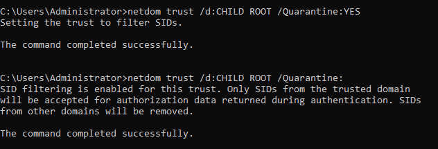 SID filter as security boundary between domains? (Part 3) - SID ...