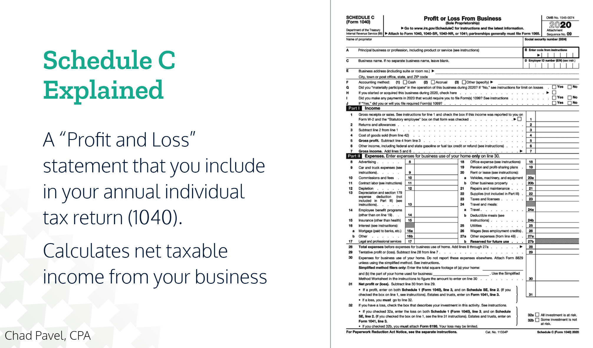 Self Employed Here s How Schedule C Taxes Work Pinewood Consulting LLC