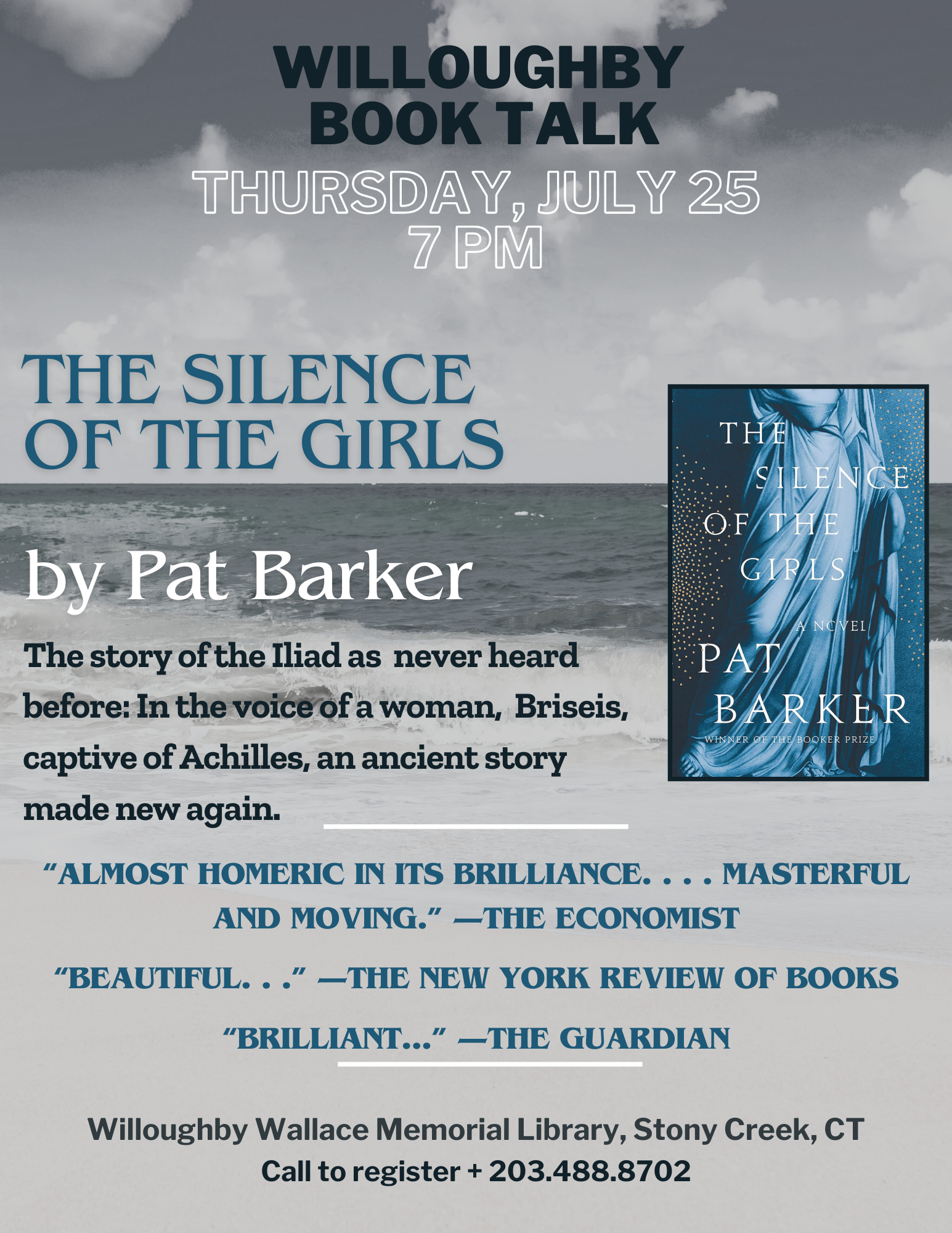 Willoughby Book Talk -- The Silence of the Girls by Pat Barker — The ...