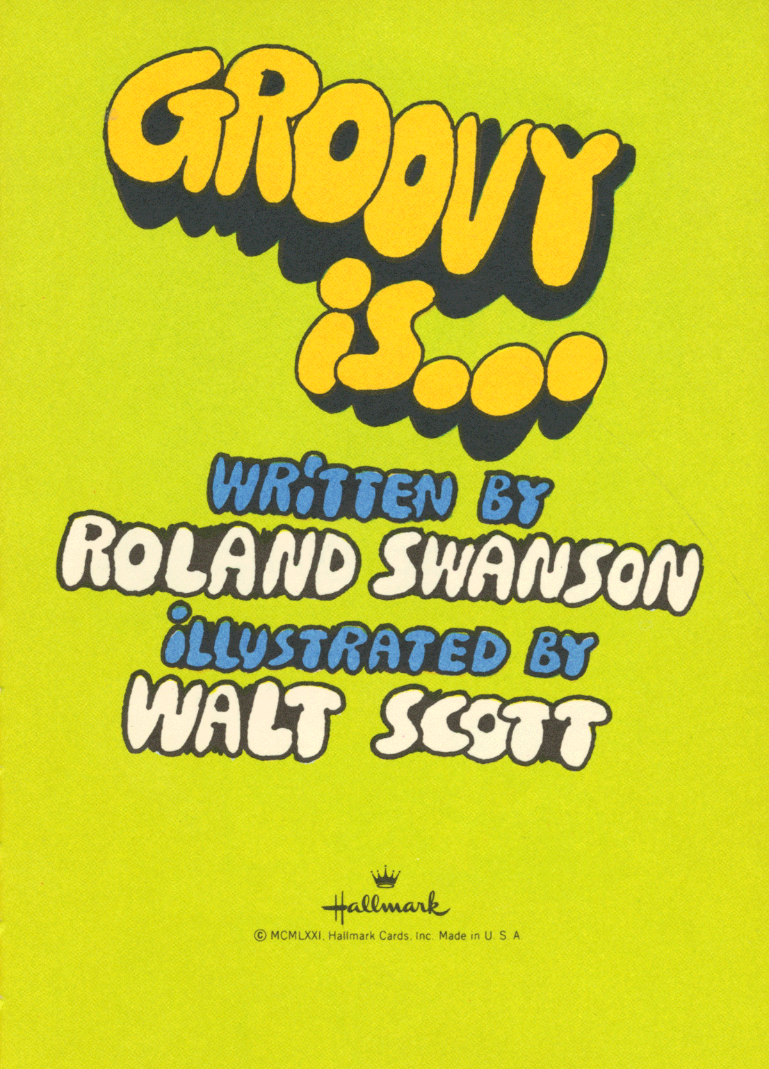 Groovy is... — The Peculiar Manicule