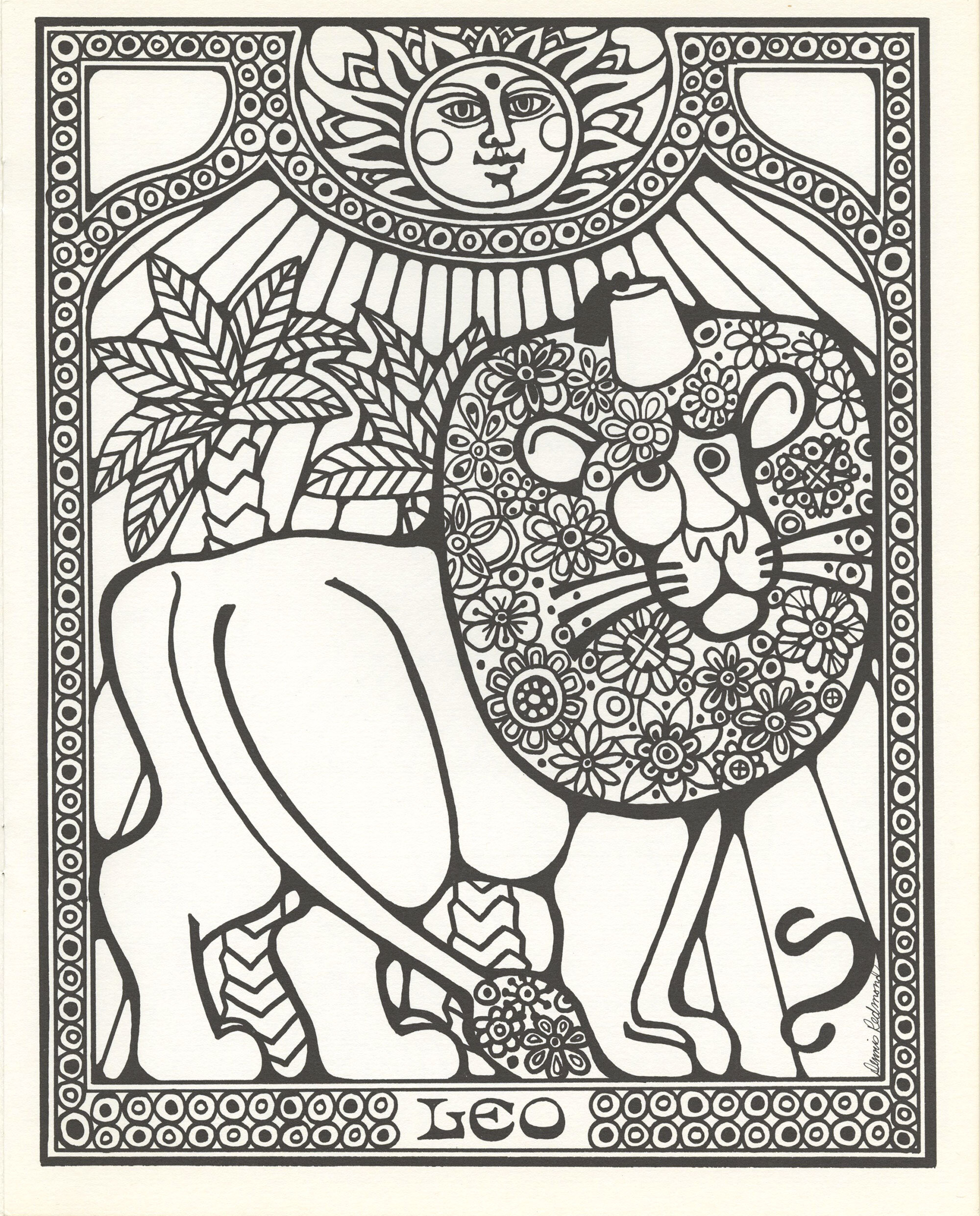 Zodiac Coloring Book — The Peculiar Manicule