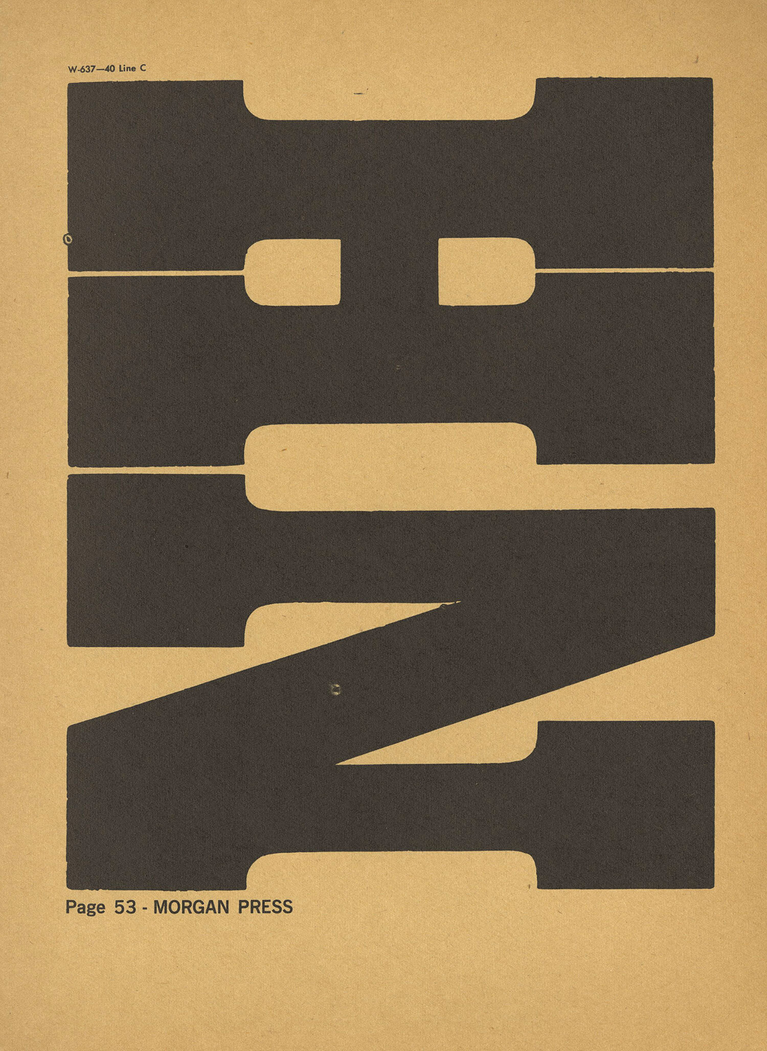 Morgan Press Wood Type Catalog — The Peculiar Manicule