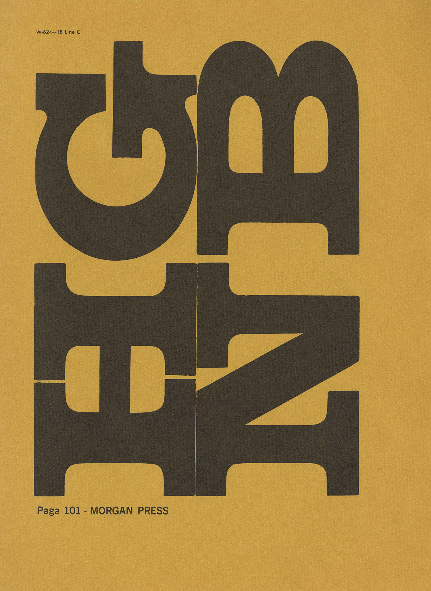 Morgan Press Wood Type Catalog — The Peculiar Manicule