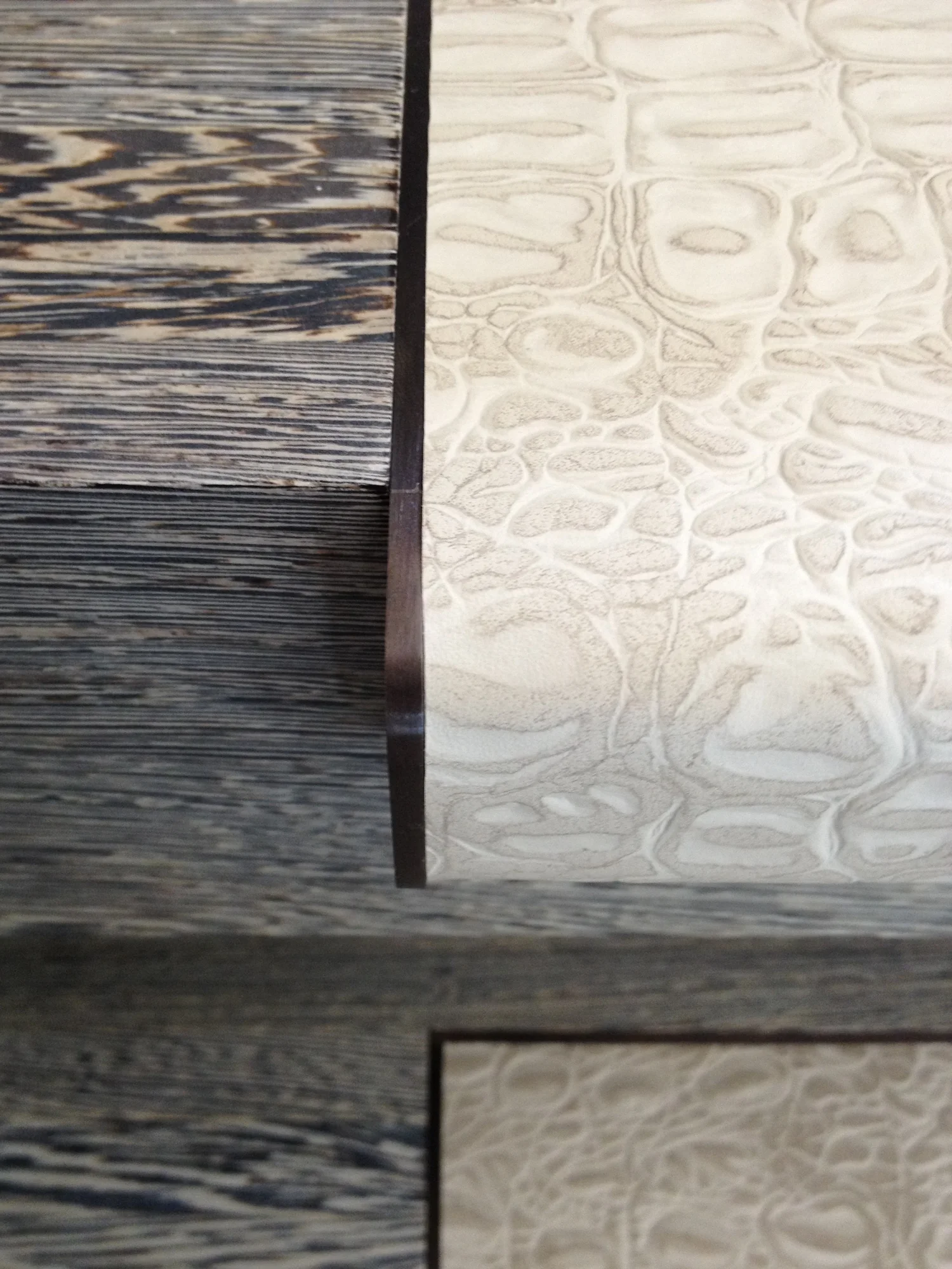 leather wrapped stair treads — Architectural Leather Works