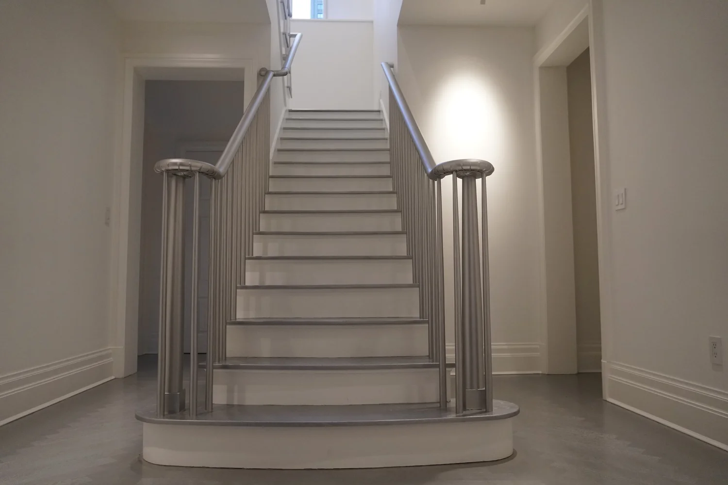 leather wrapped handrails — Architectural Leather Works