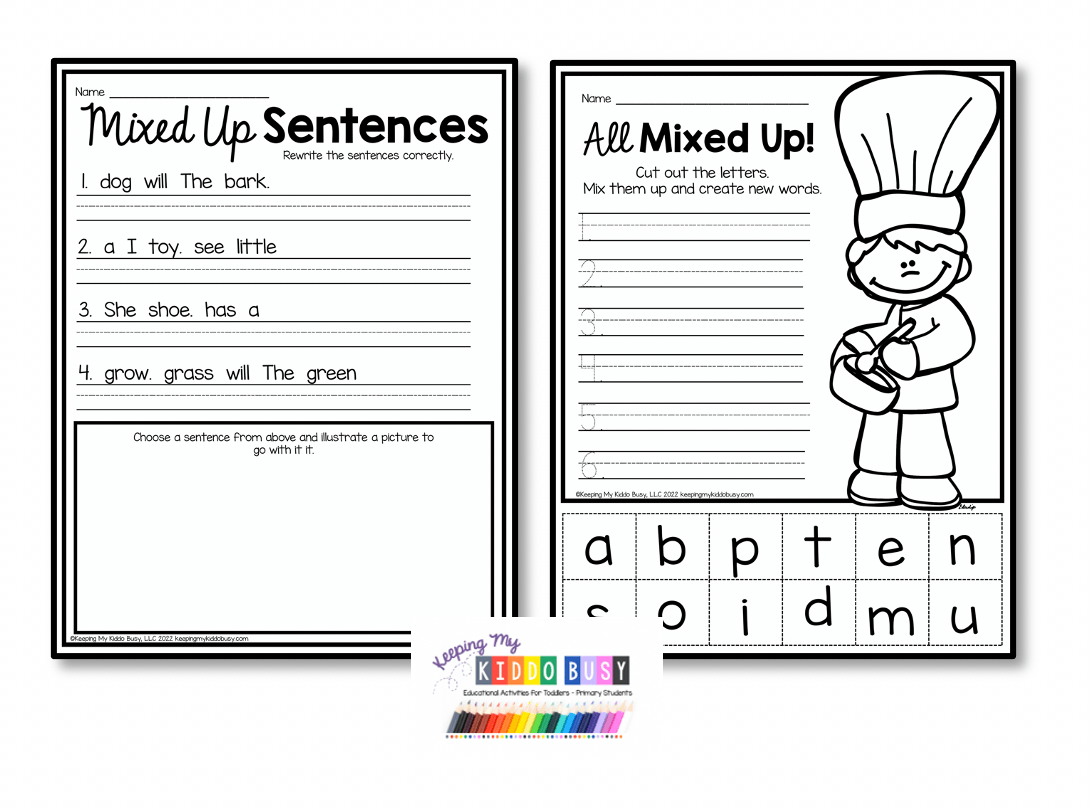 First Grade September Worksheets FREEBIES — Keeping My Kiddo Busy