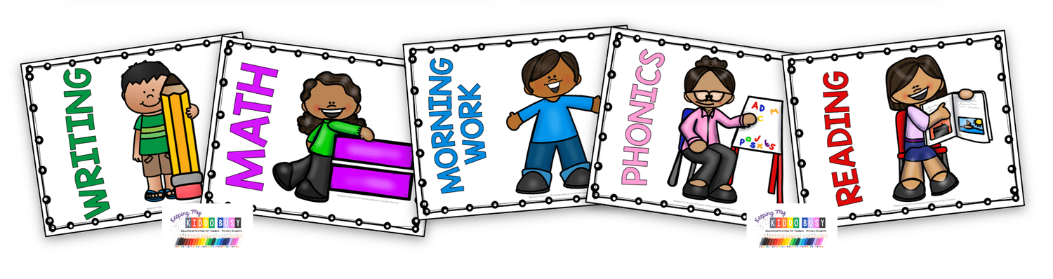 FREE Monthly Organizing Posters — Keeping My Kiddo Busy