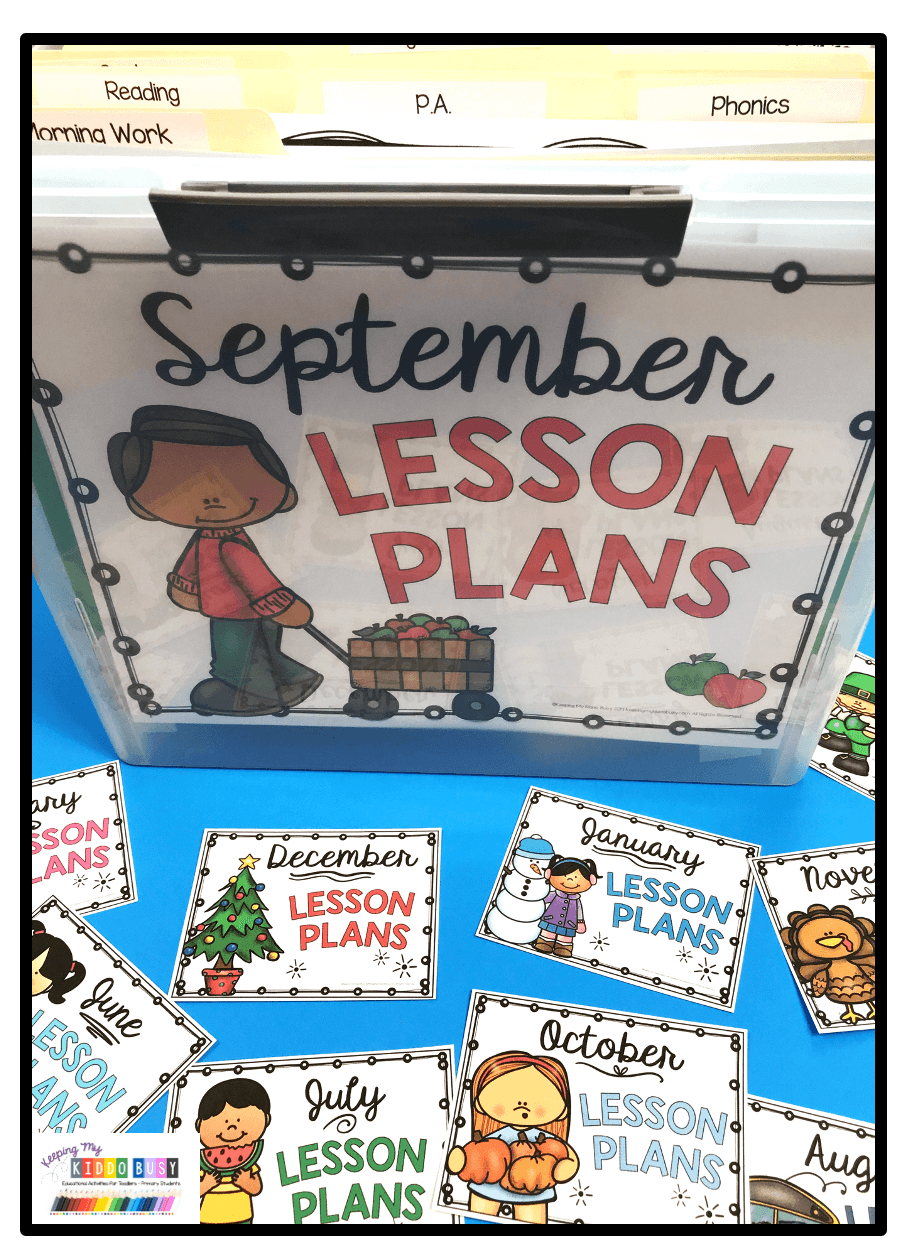 FREE Monthly Organizing Posters — Keeping My Kiddo Busy