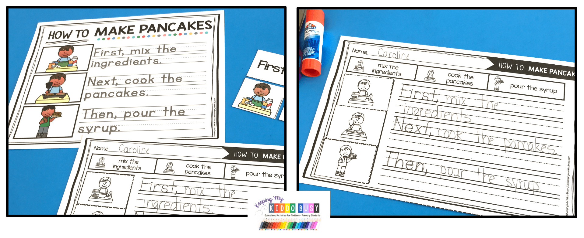 Expository "How-To" Writing FREEBIE — Keeping My Kiddo Busy