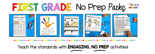 First Grade November Worksheets FREEBIES — Keeping My Kiddo Busy