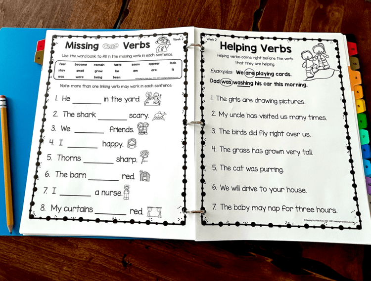 Essentials Week 1 Grammar - FREE Activities and Lessons — Keeping My ...