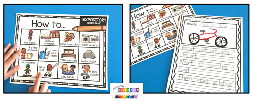 Expository "How-To" Writing FREEBIE — Keeping My Kiddo Busy