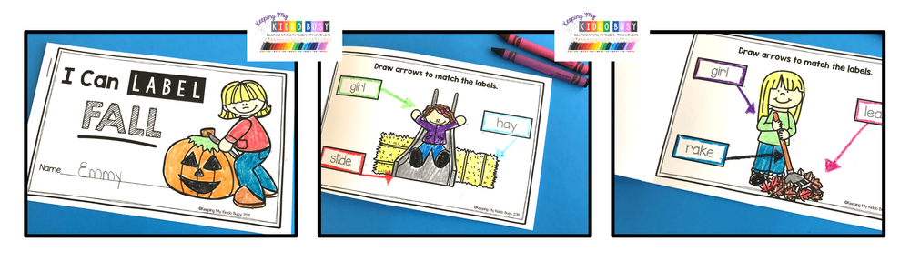 Writing at the Beginning of the Year in Kindergarten - LABELING FREEBIE ...