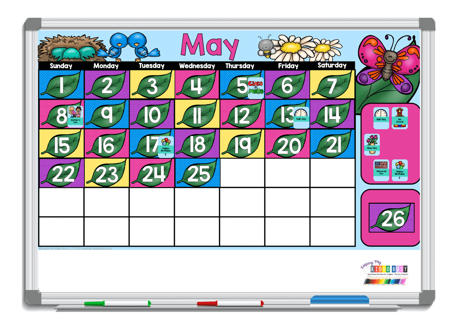 May Calendar and Morning Meeting in Kindergarten — Keeping My Kiddo Busy