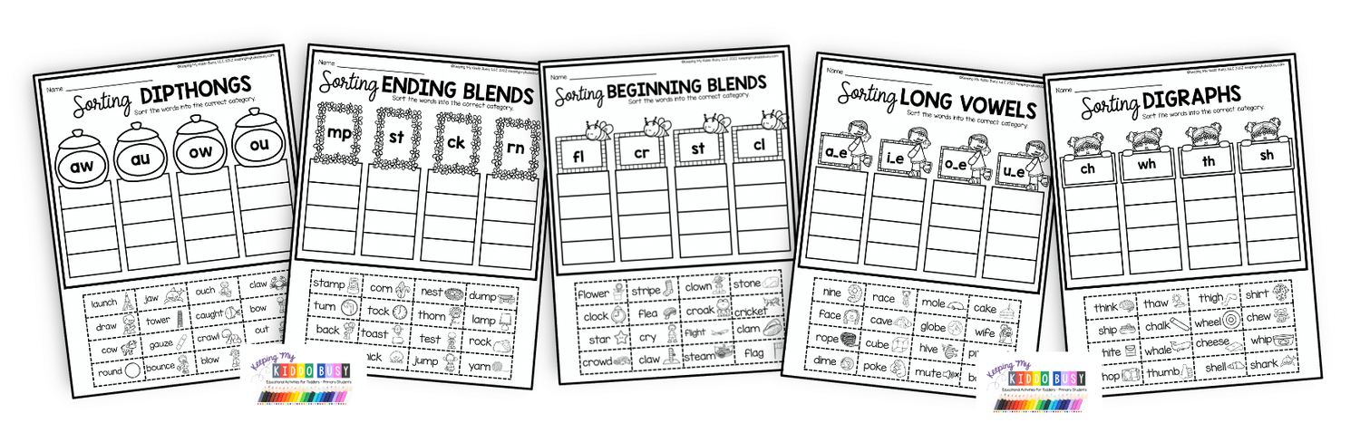 June activities and worksheets for first grade - FREEBIES — Keeping My ...
