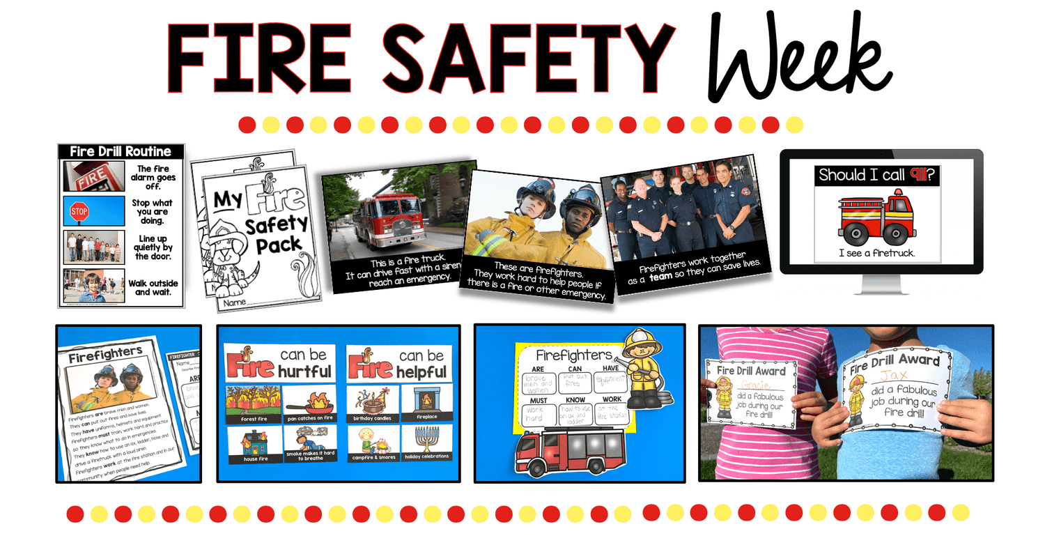 Fire Safety Week - FREE activities - Kindergarten and First Grade ...