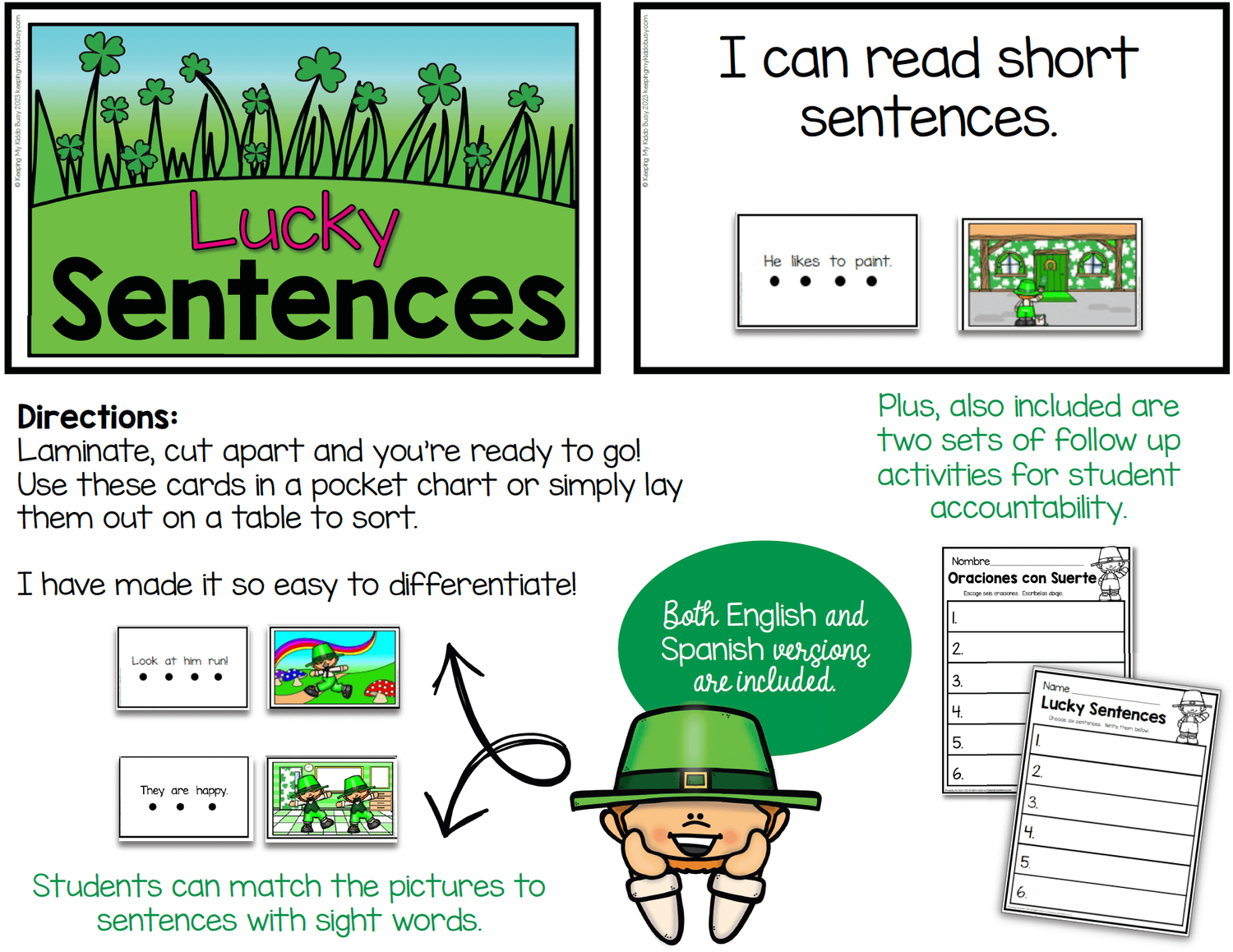 March Task Cards — Keeping My Kiddo Busy